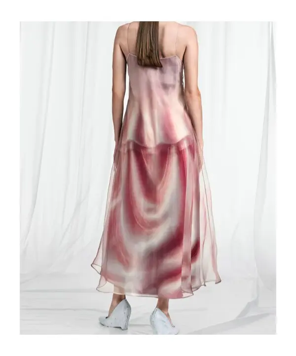 MAISON MARGIELA Trompe L'oeil Organza Slip Dress