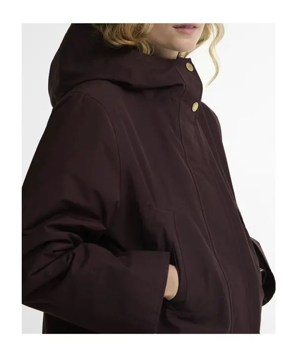 Barbour Id-length Hooded Parka Features