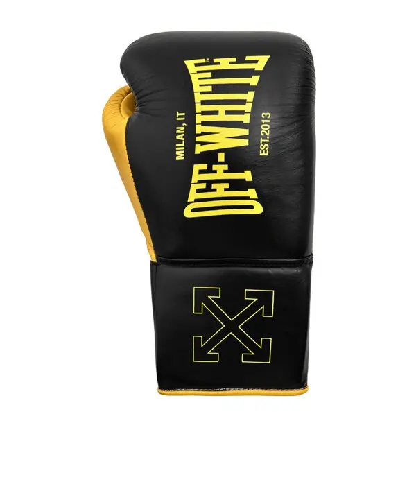 Off-White Soft Leather Gloves - Black