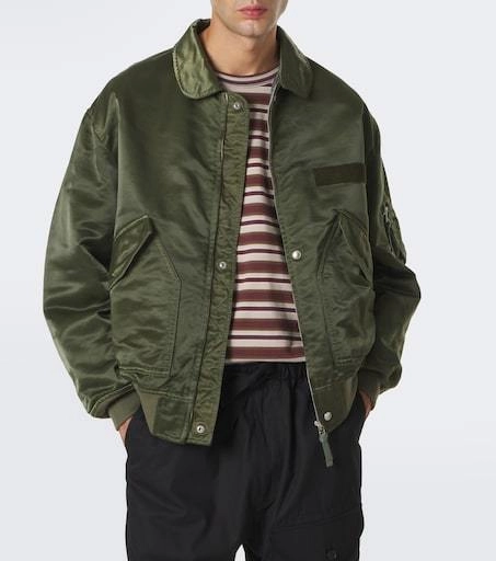 Comme Des Garçons Cotton-blend Twill Bomber Jacket
