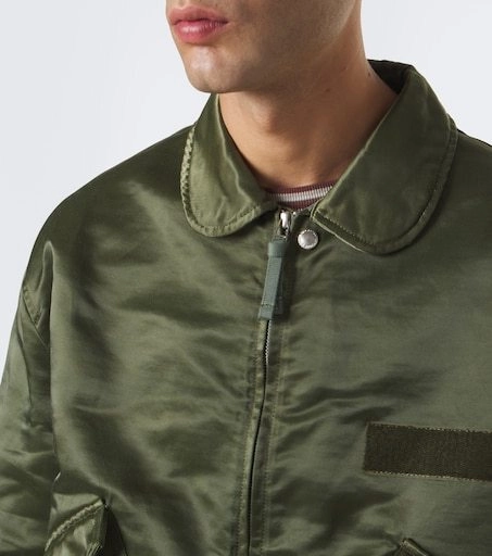 Comme Des Garçons Cotton-blend Twill Bomber Jacket