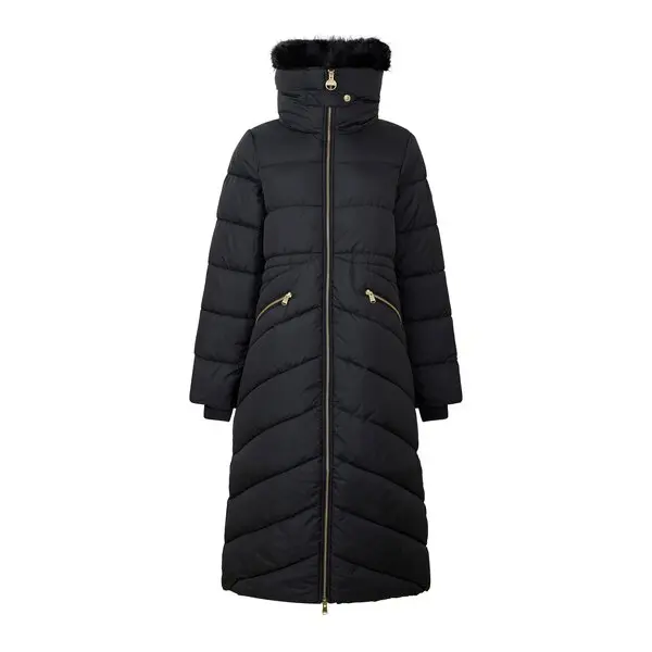 Barbour Long Quilted Coat