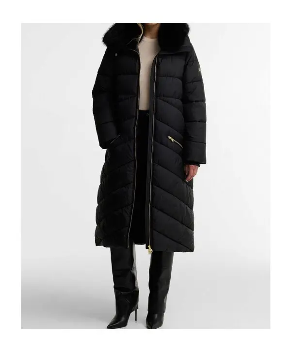 Barbour Long Quilted Coat