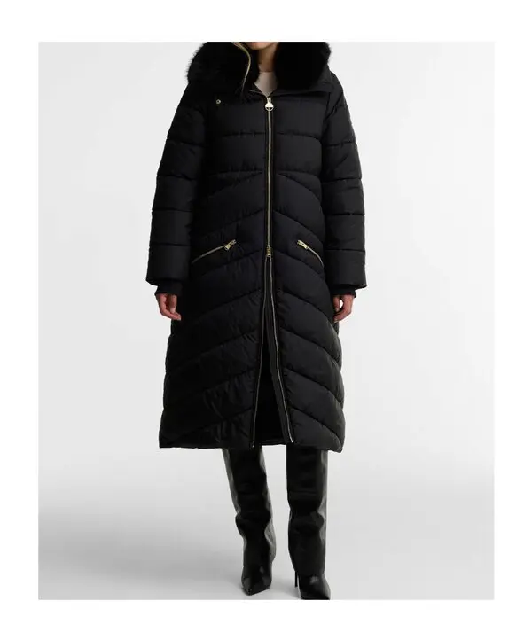 Barbour Long Quilted Coat