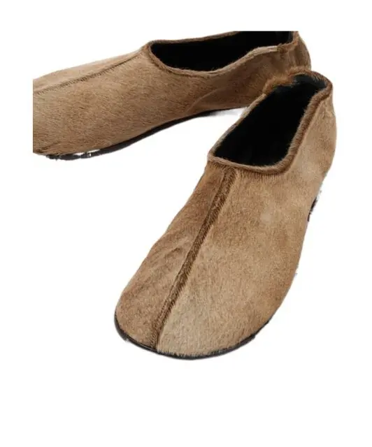 LEMAIRE Calf-hair Slip-on Shoes