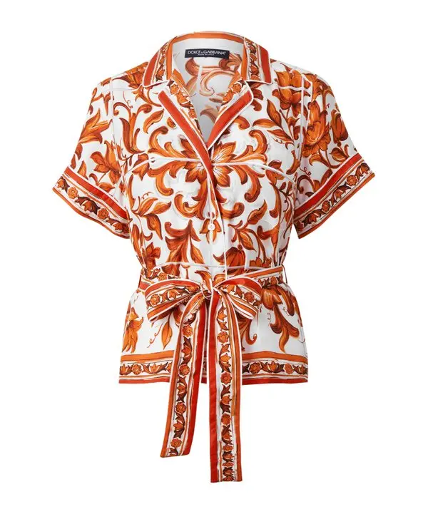 Dolce & Gabbana Printed Short-sleeve Shirt - No