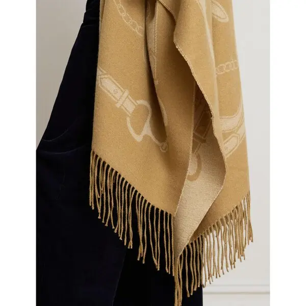 Ralph Lauren Open-front Fringed Poncho