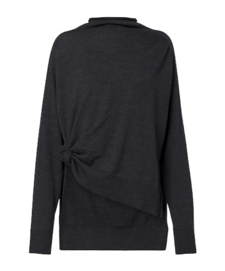 Magda Butrym Minimal Longsleeve Knit Sweater - Black