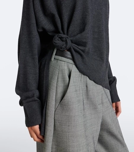 Magda Butrym Minimal Longsleeve Knit Sweater
