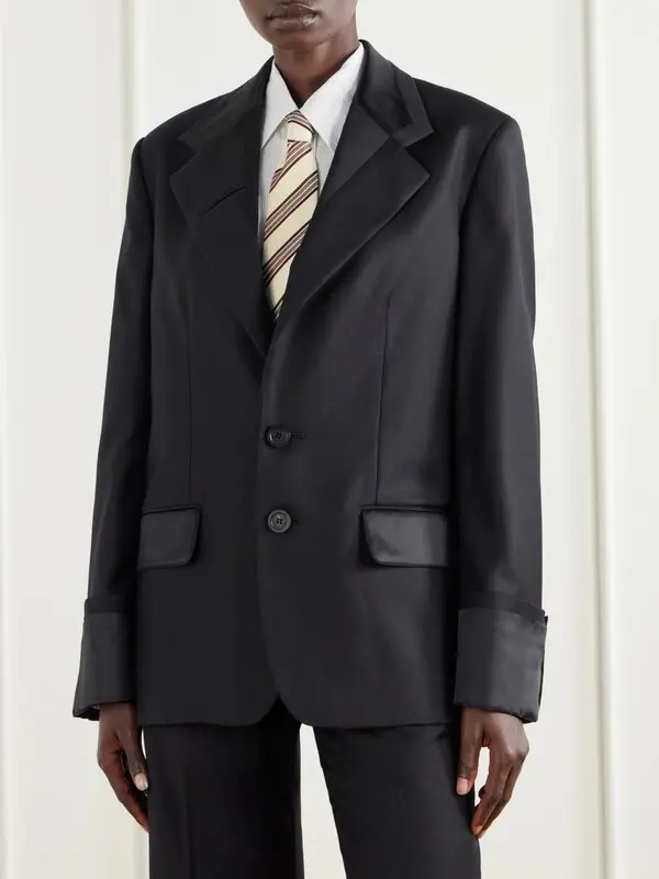 JEAN PAUL GAULTIER Wool-gabardine Blazer