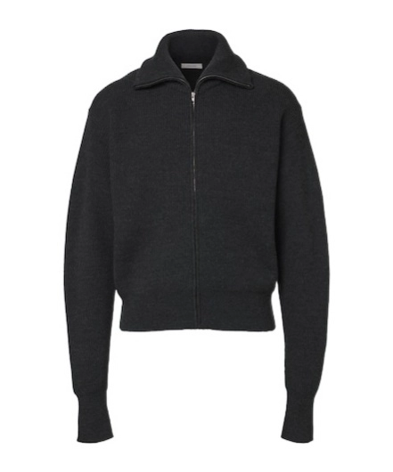 LEMAIRE Knit Wool Zip-up Cardigan