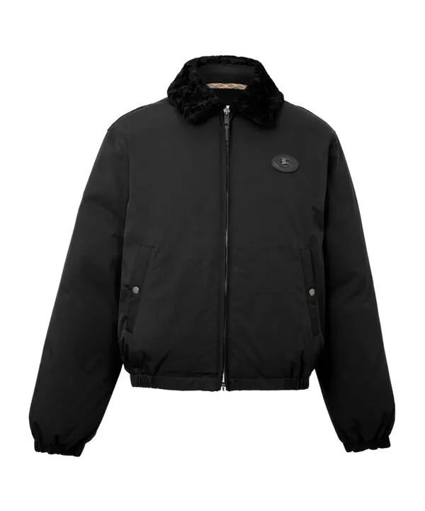 Burberry Short Padded Jacket - Black