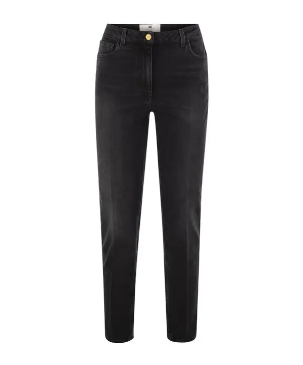 Elisabetta Franchi Tapered-leg Slim Fit Jeans - No
