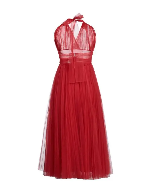 Dolce & Gabbana Sleeveless Solid Chiffon Dress