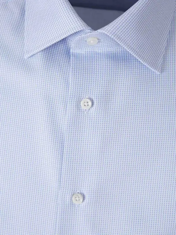 Canali Regular Fit Micro Print Shirt