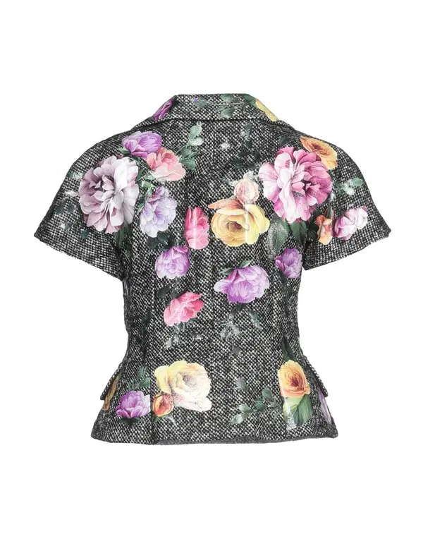 Dolce & Gabbana Floral Printed Short-sleeved Blazer