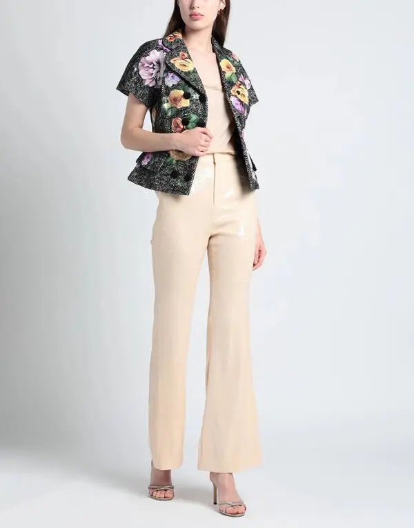 Dolce & Gabbana Floral Printed Short-sleeved Blazer