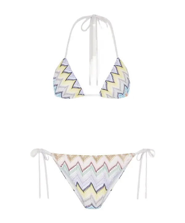 Missoni Striped Knit Bikini - No