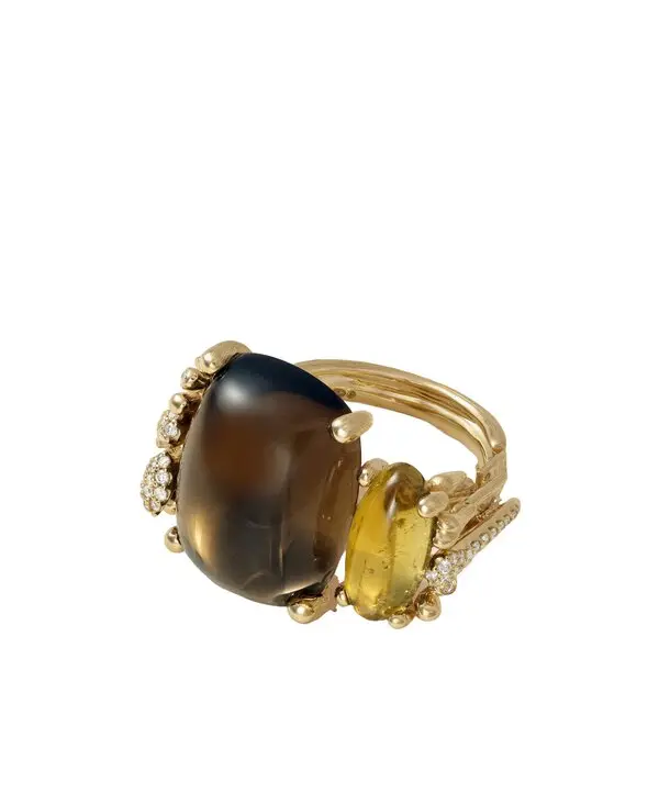 OLE LYNGGAARD COPENHAGEN Tourmaline And Diamond Ring - Multicolor