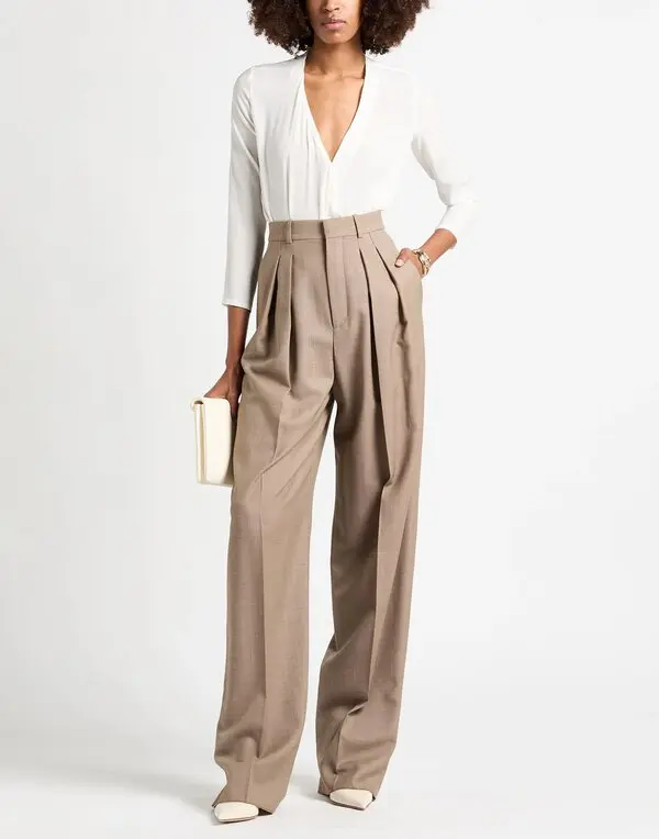 Saint Laurent Two-tone Loose-fit Trousers