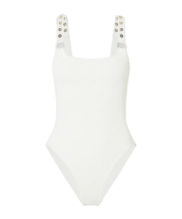 Hunza G One-piece Swimsuit - White