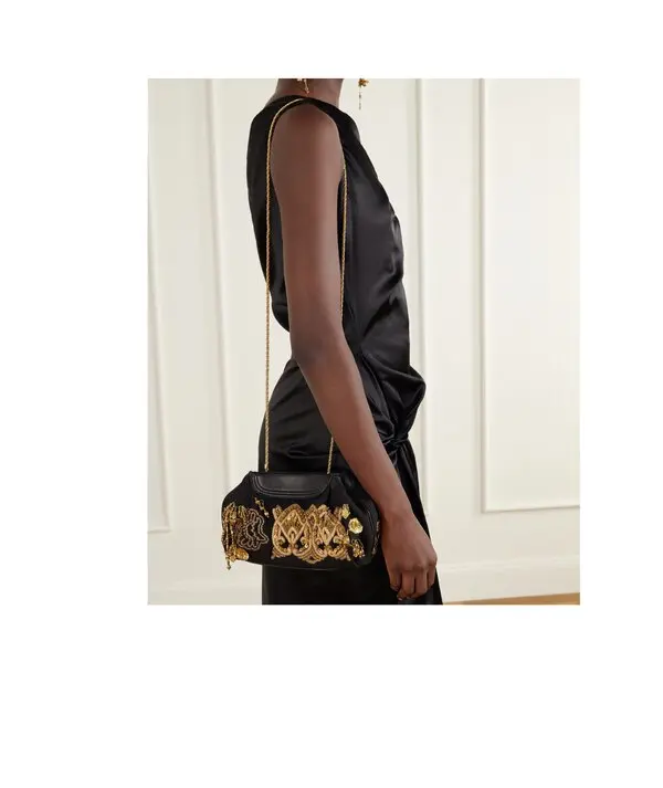 Dries Van Noten Appliqué Shoulder Bag
