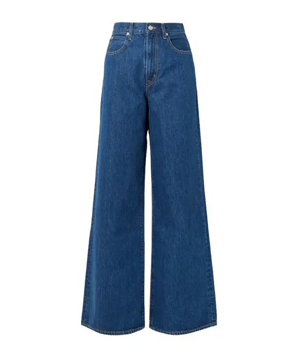 SLVRLAKE Eva High-rise Wide-leg Jeans