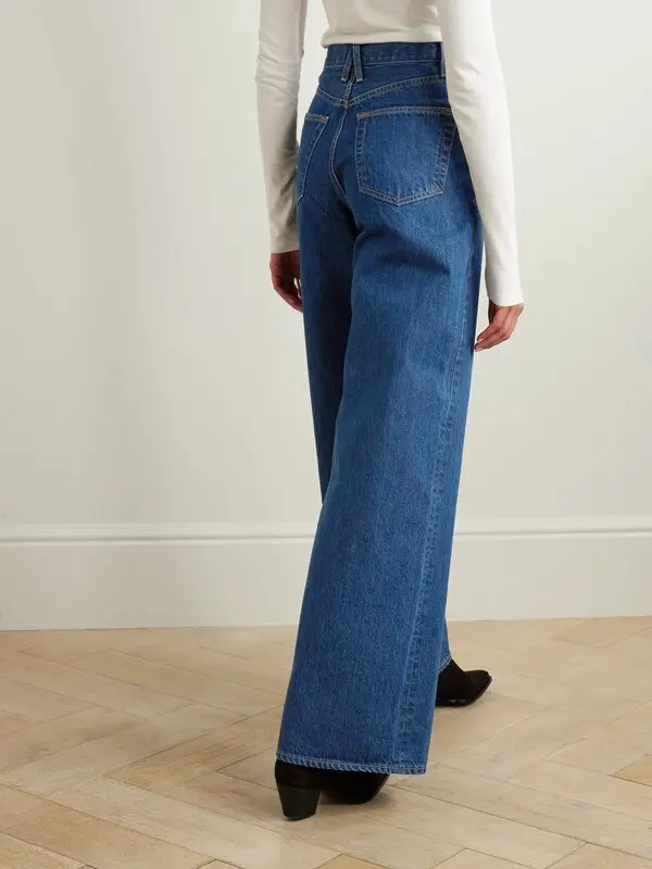 SLVRLAKE Eva High-rise Wide-leg Jeans