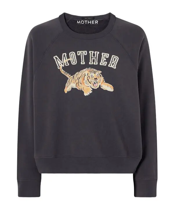 MOTHER Printed Cotton Sweatshirt - No