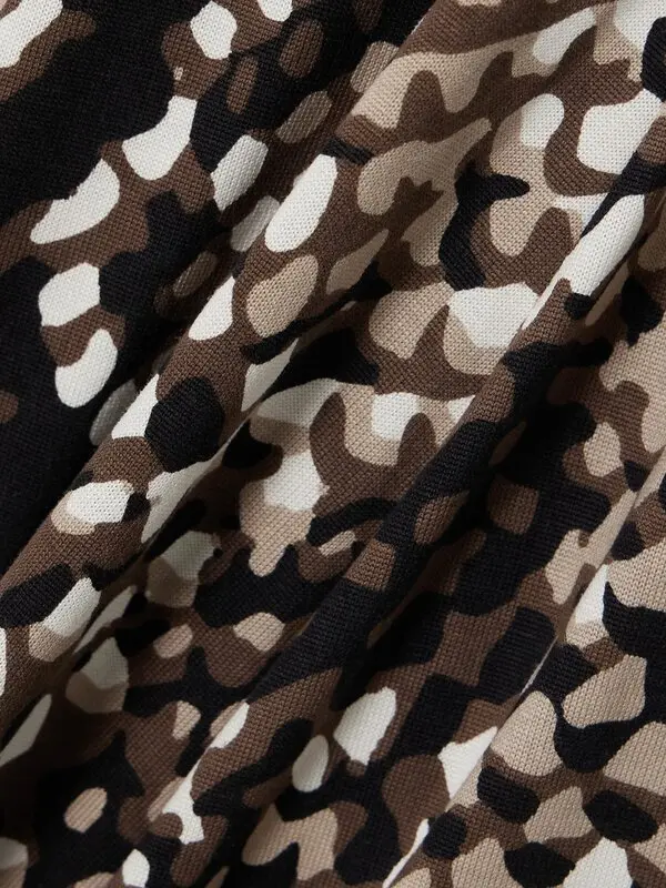 Diane Von Furstenberg Snake-print Wrap Dress