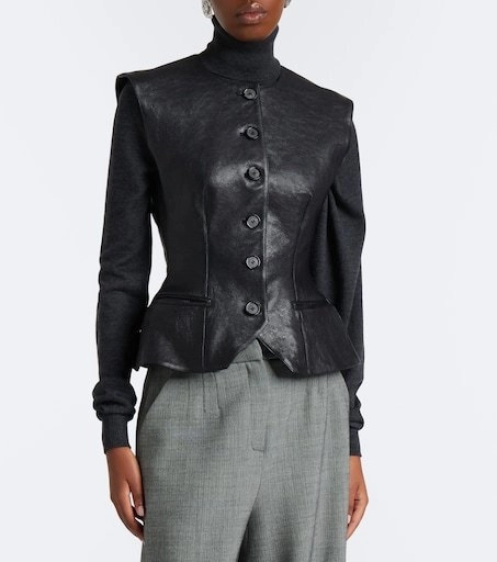 Magda Butrym Leather Vest