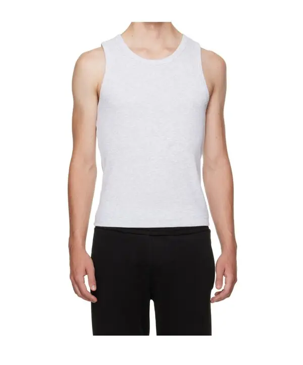ENTIRE STUDIOS Sleeveless Ribbed-knit Tank Top
