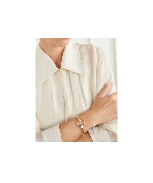 OLE LYNGGAARD COPENHAGEN Horsebit 18-karat Gold Bracelet