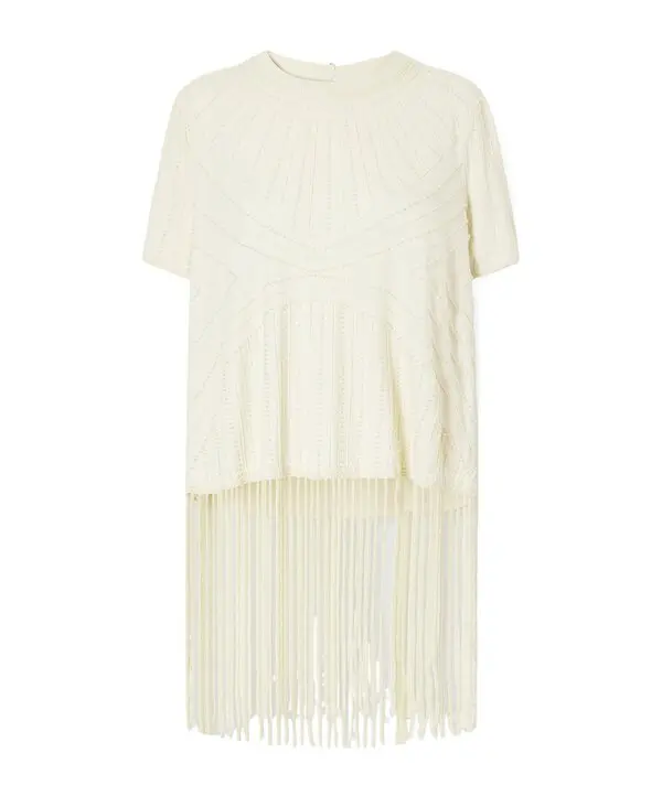 Sea Carlotta Embellished Cotton Blouse - White