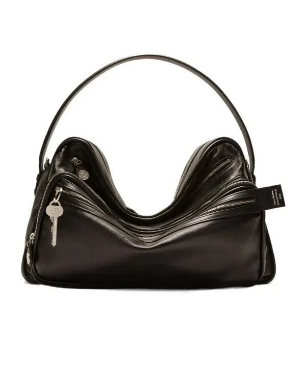 Acne Studios Zippered Shoulder Bag - Brown