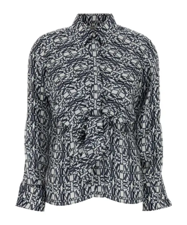 Max Mara Marte Printed Shirt - Black