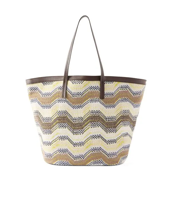 Missoni Striped Tote Bag - Yellow