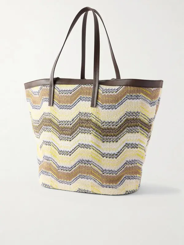 Missoni Striped Tote Bag - Yellow