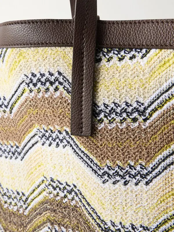 Missoni Striped Tote Bag - Yellow