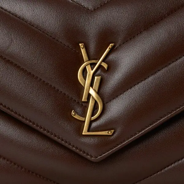 Saint Laurent V-quilted Leather Handbag