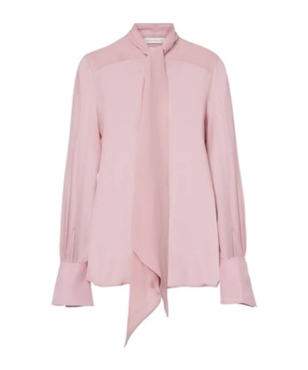 Nina Ricci Tie-neck Silk Blouse - No