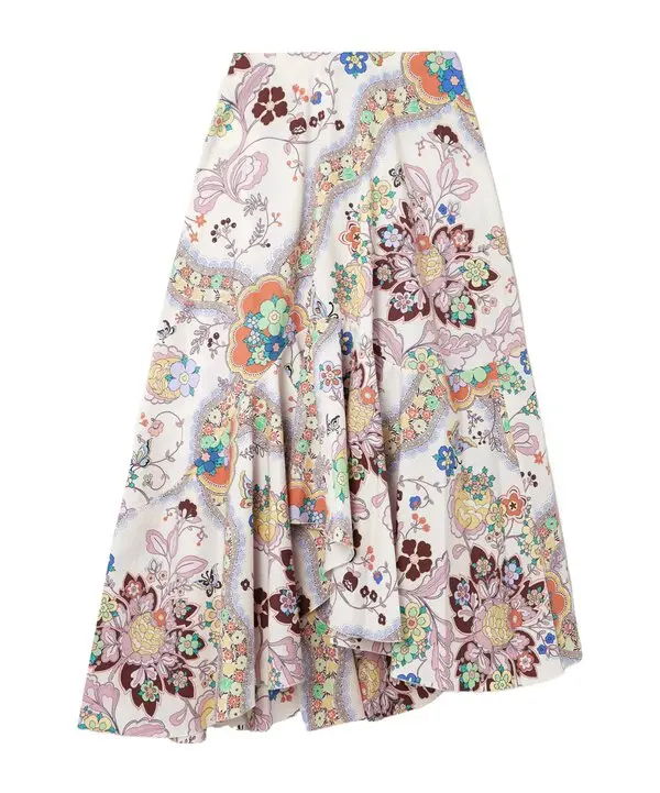 Etro Butterfly-print Floral Dress - No