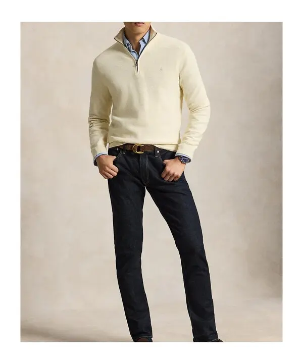 Polo Ralph Lauren Half-zip Mock Neck Knit Sweater