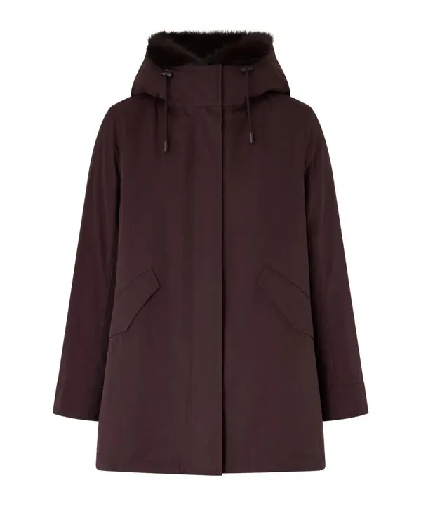 YVES SALOMON Long Parka With Pockets