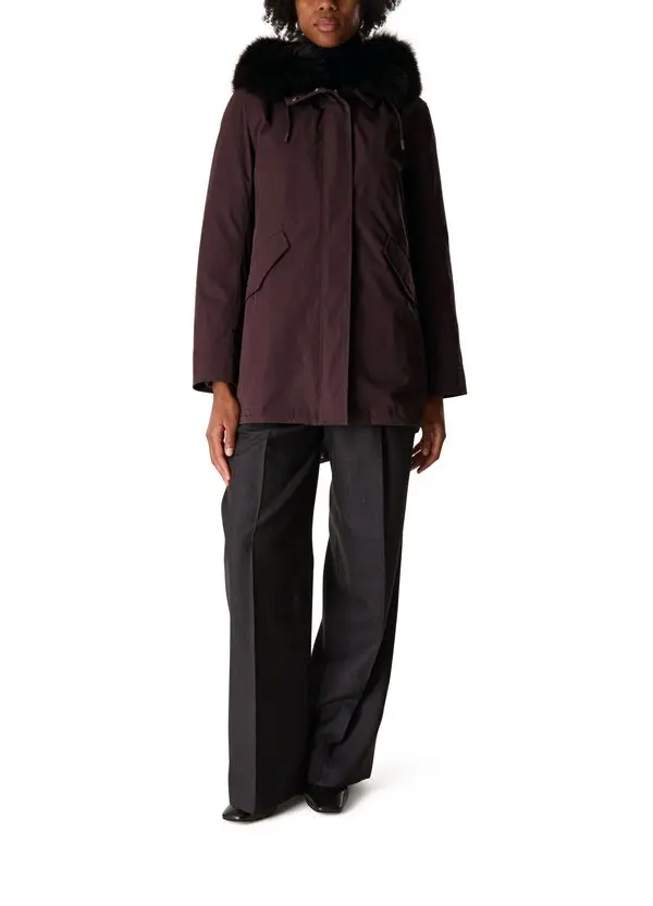 YVES SALOMON Long Parka With Pockets