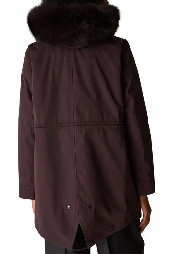 YVES SALOMON Long Parka With Pockets