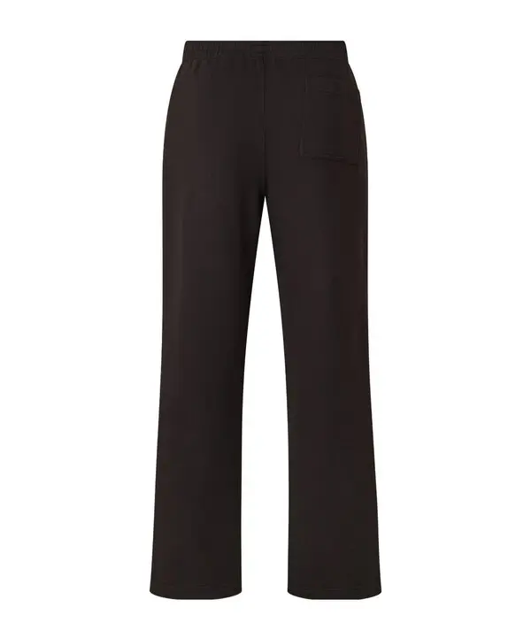 Burberry Embroidered Logo Elastic Waist Flared Sweatpants