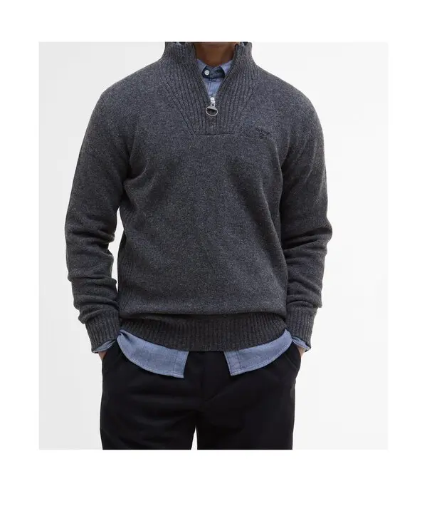 Barbour Half-zip Mock Neck Knit Sweater