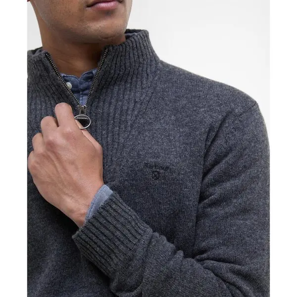 Barbour Half-zip Mock Neck Knit Sweater