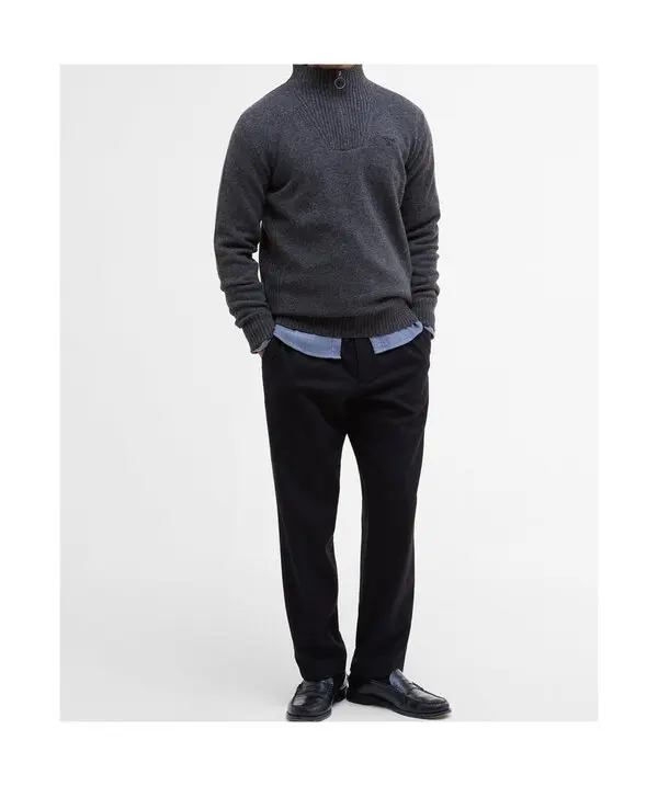 Barbour Half-zip Mock Neck Knit Sweater